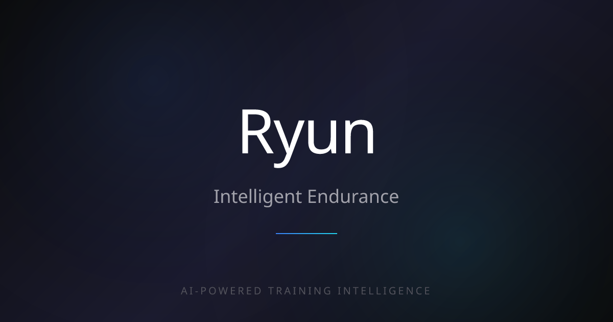Ryun | The Science Layer for Endurance